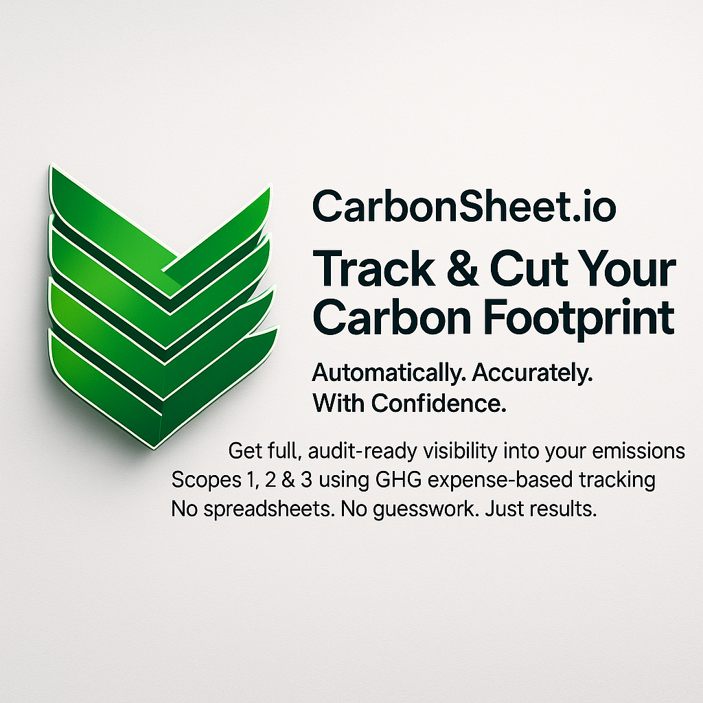 CarbonSheet - Carbon Footprint Tracking for Small Business